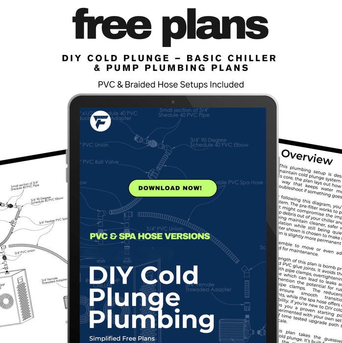 Free DIY Cold Plunge Plumbing Plans – Chiller & Pump Setup (PDF ...